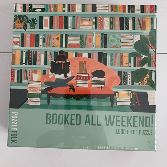 PuzzleFolk | Games | Booked All Weekend 00 Piece Puzzle | Poshmark
